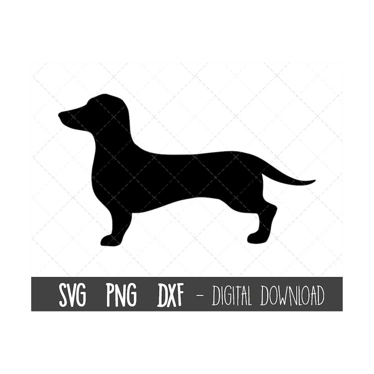 Dachshund svg, dog svg, dachshund silhouette, dachshund outl | Inspire ...