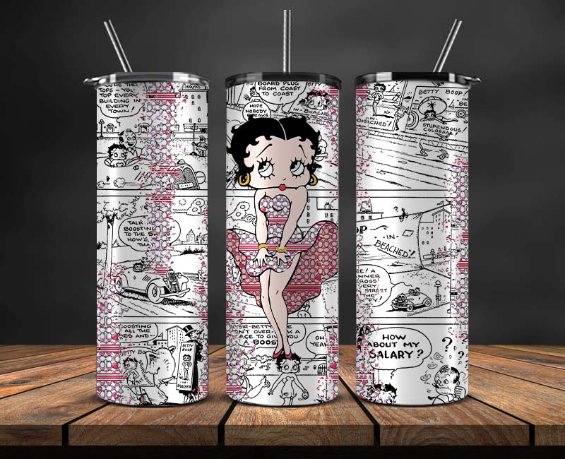 Betty Boop Tumbler Wrap, Betty Boop Png ,Betty Boop Design 2 | Inspire ...