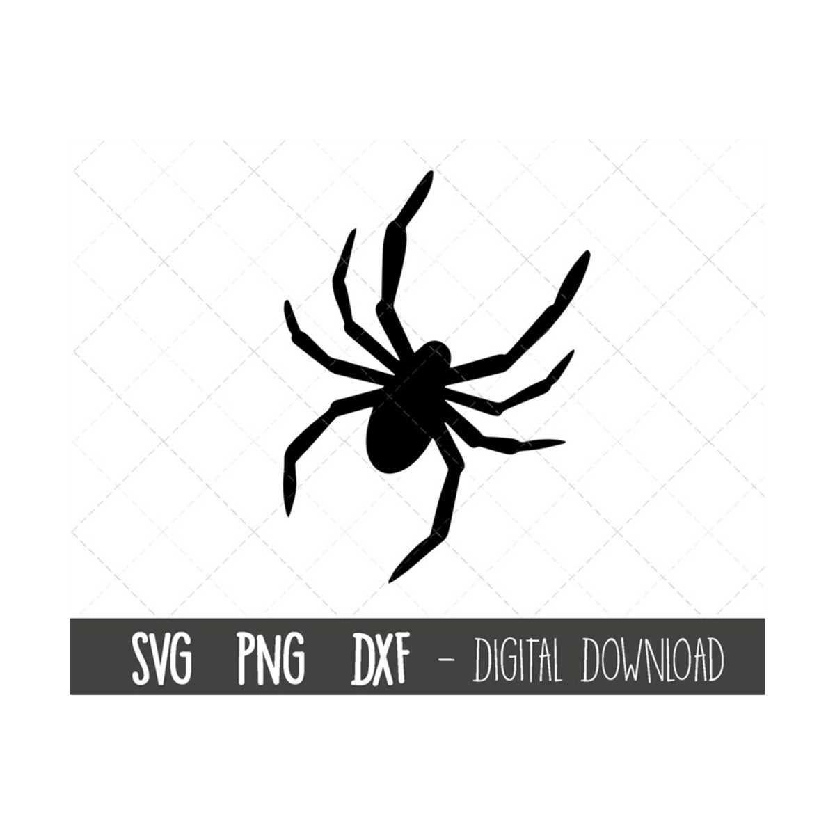 Spider SVG, spider png, spiders svg, black spider svg, spide | Inspire ...