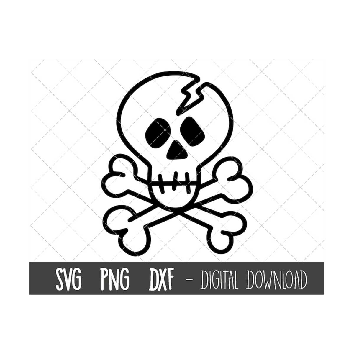Skull and Crossbones SVG, Bone Svg, skull Svg, skull and cro | Inspire ...