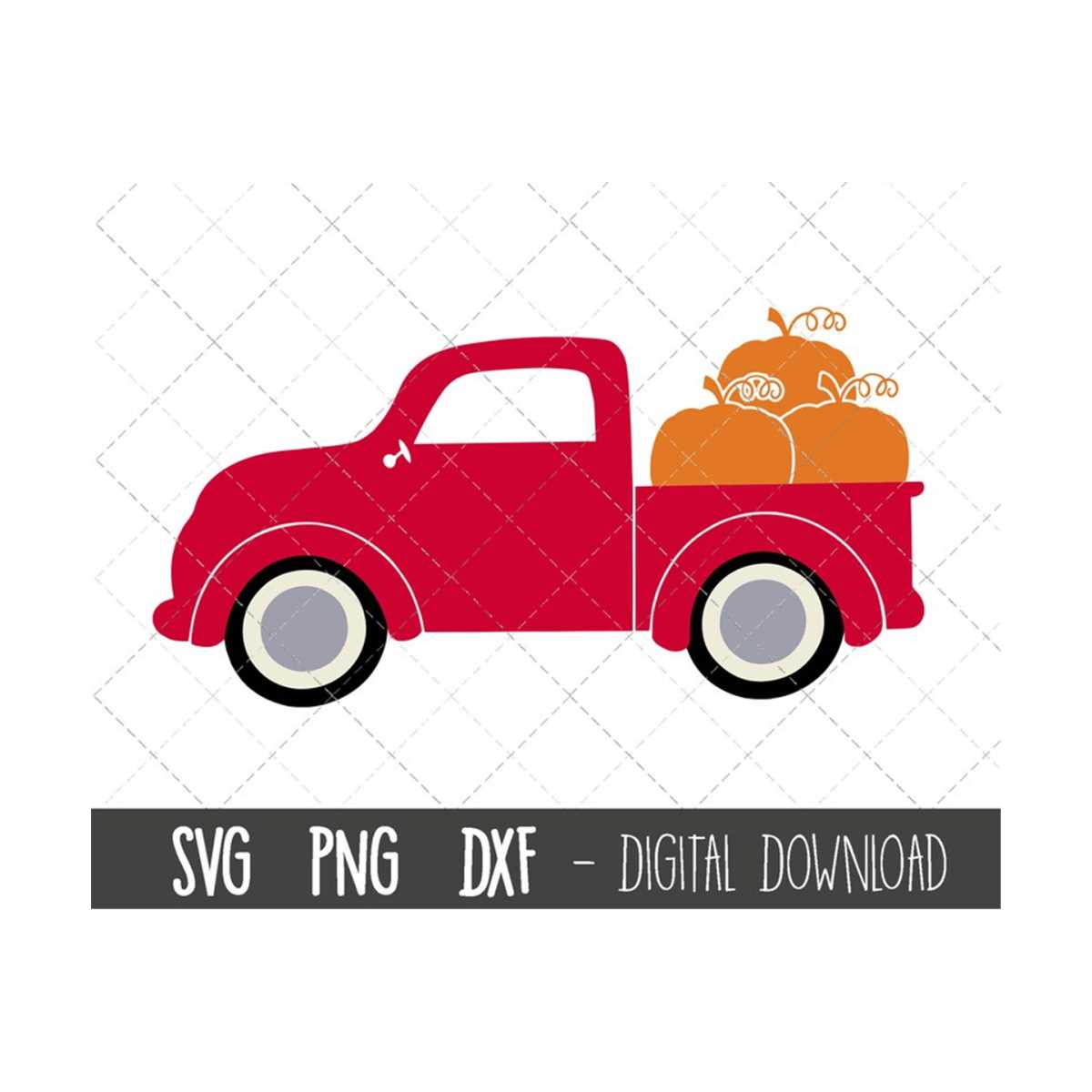 Fall pumpkin truck svg, fall svg, autumn truck svg, pumpkin | Inspire ...