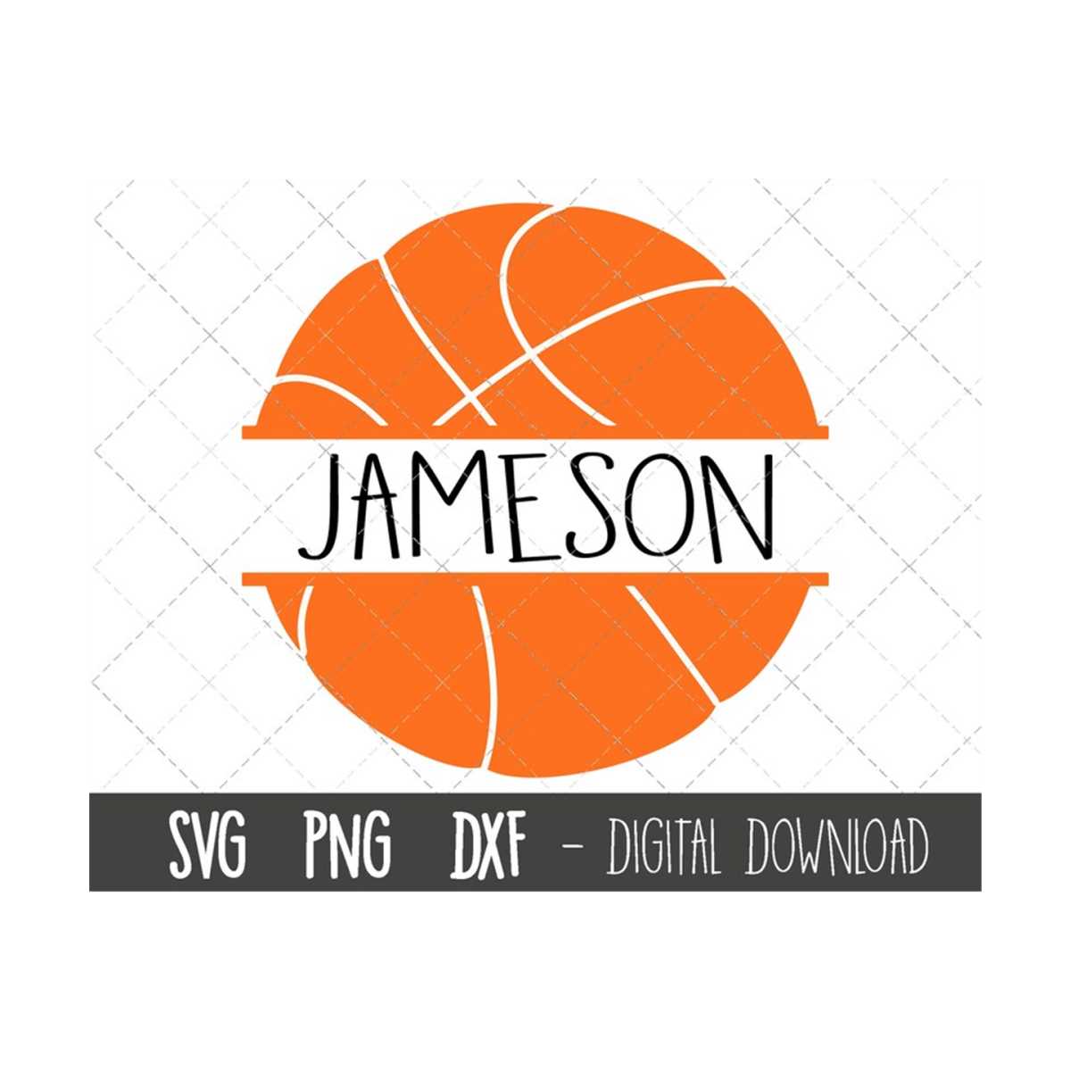 Basketball svg, basketball clipart, basketball name frame, s - Inspire ...
