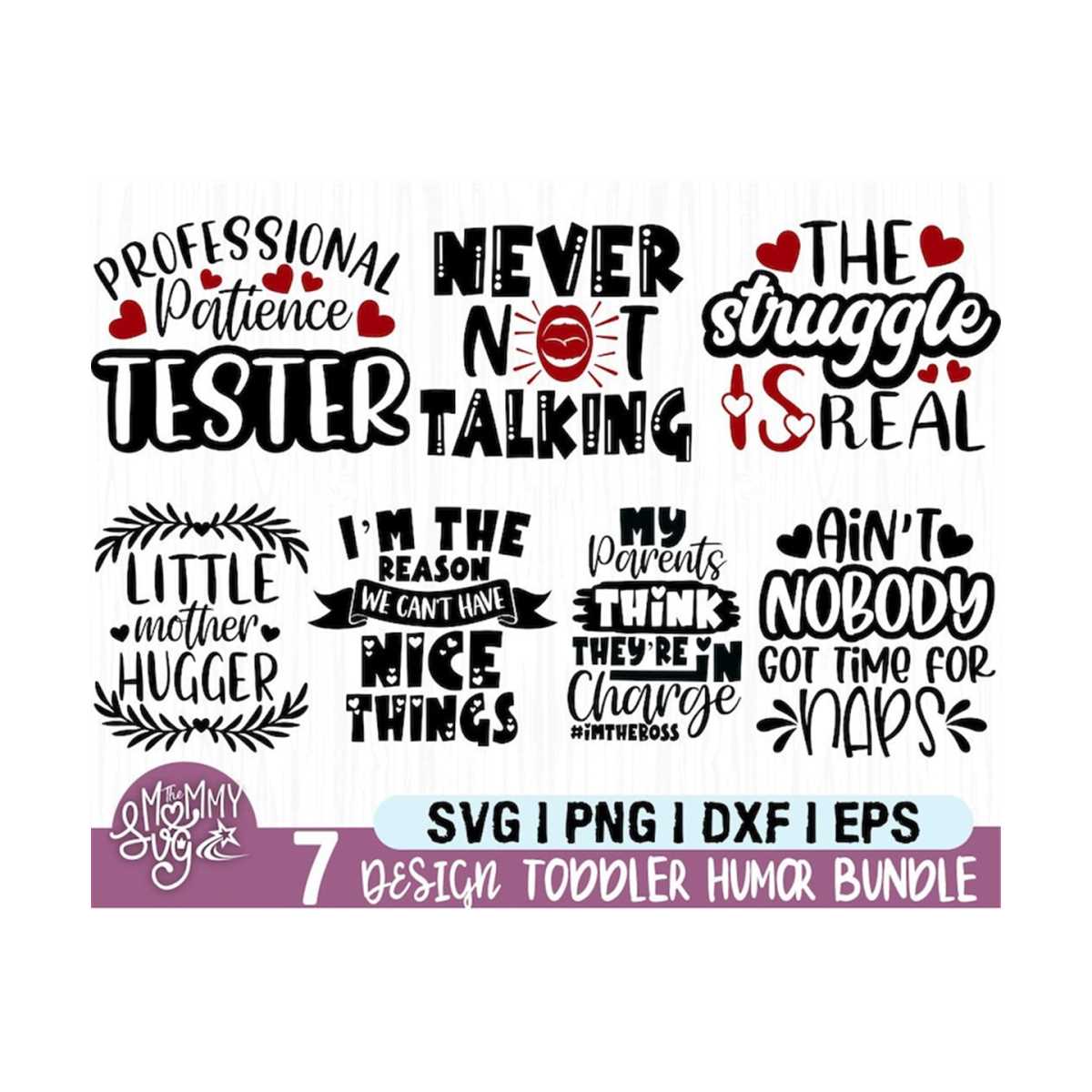 Toddler Humor SVG File Bundle, Kids Svg, Boy Svg, Saying & Q | Inspire ...