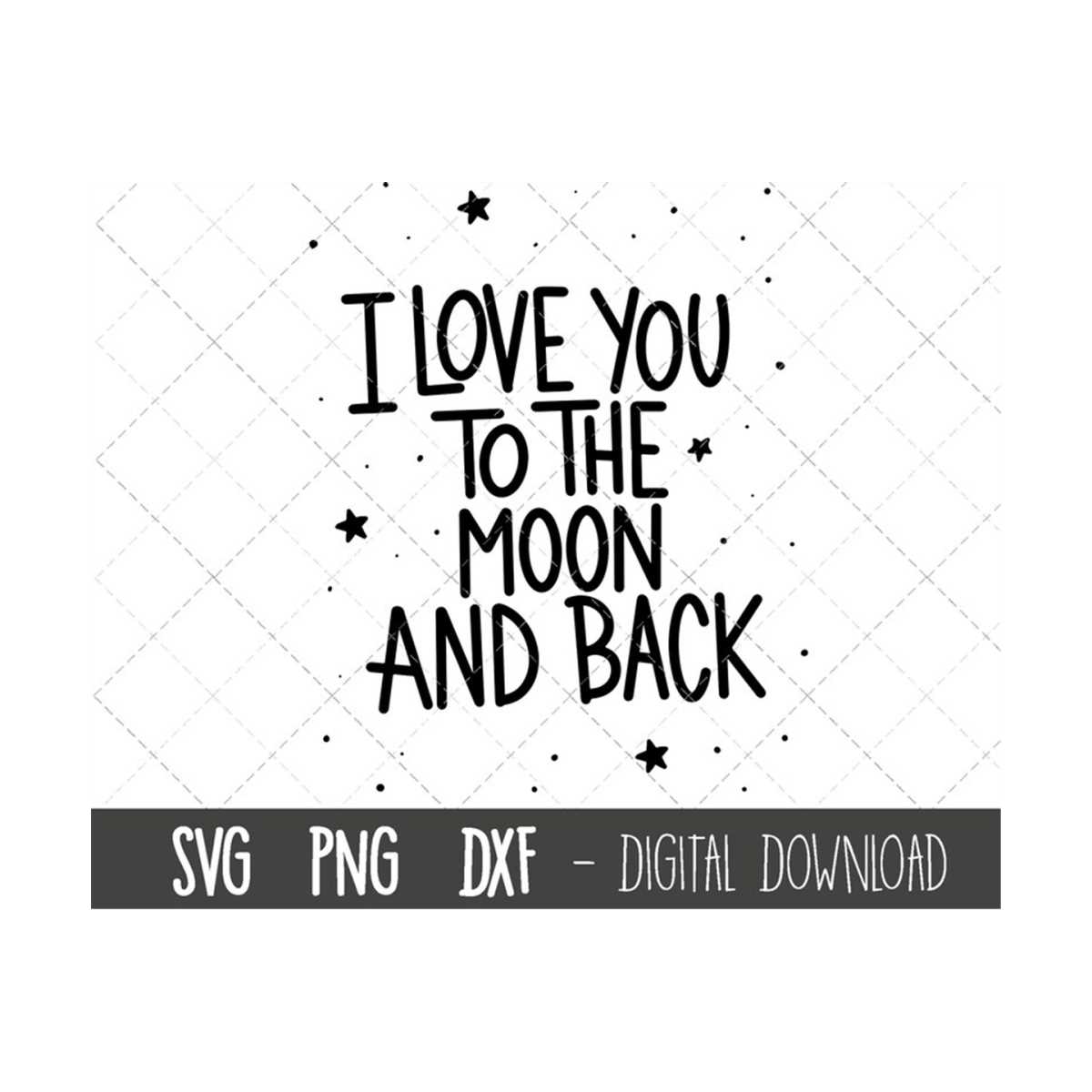 I love you to the moon and back svg, nursery svg, nursery ar | Inspire ...