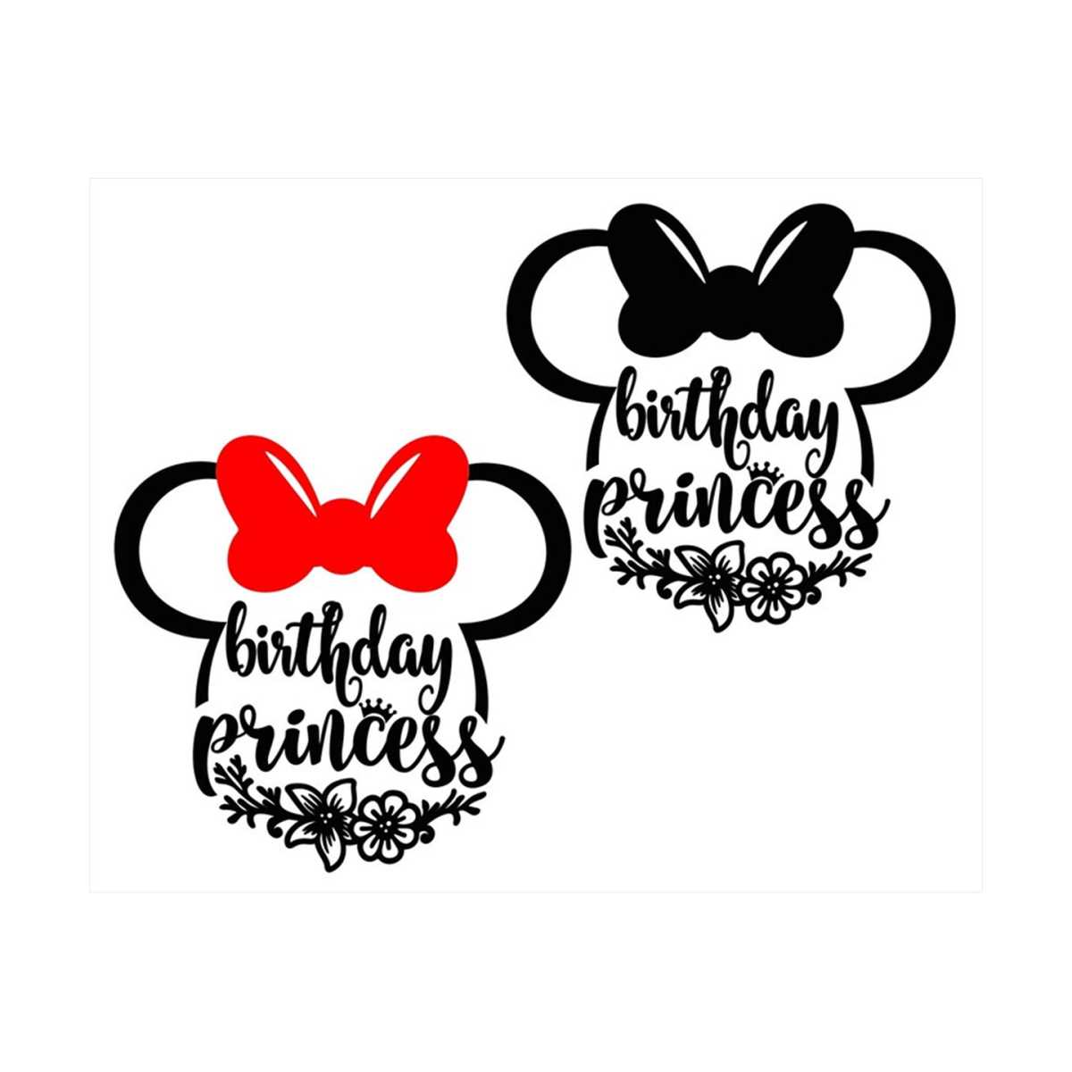 Birthday Princess SVG, Best Birthday Svg, Mini ears Svg, pri | Inspire ...