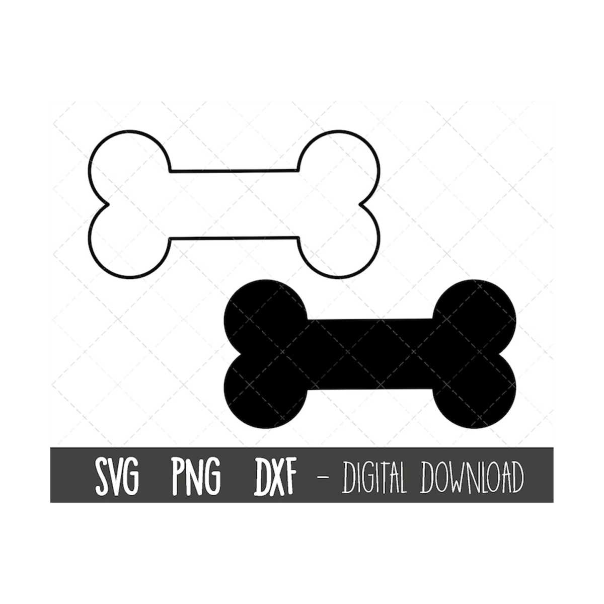 Dog Bone SVG bundle, Dog Bone outline svg, bone silhouette, - Inspire ...
