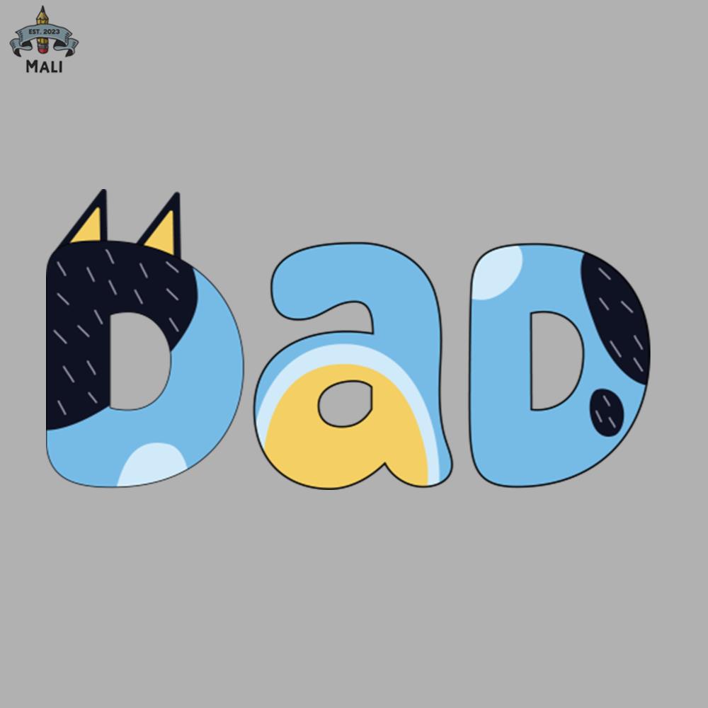 Bluey Dad Mate Sublimation PNG Download | Inspire Uplift