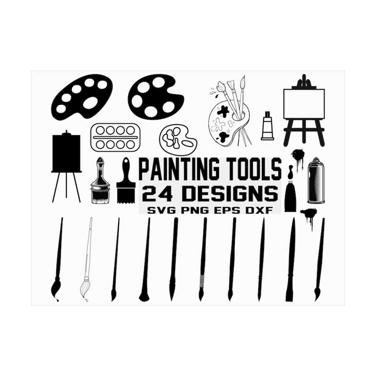 Painting SVG/ Paint Brush SVG/ Painting Clipart/ Cut Files/ - Inspire ...