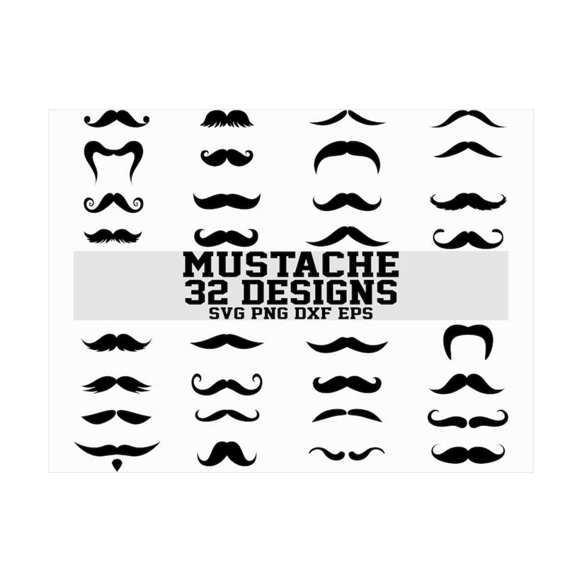 Mustache svg/ Mustache clipart/ Mustache svg file/ Mustache - Inspire ...