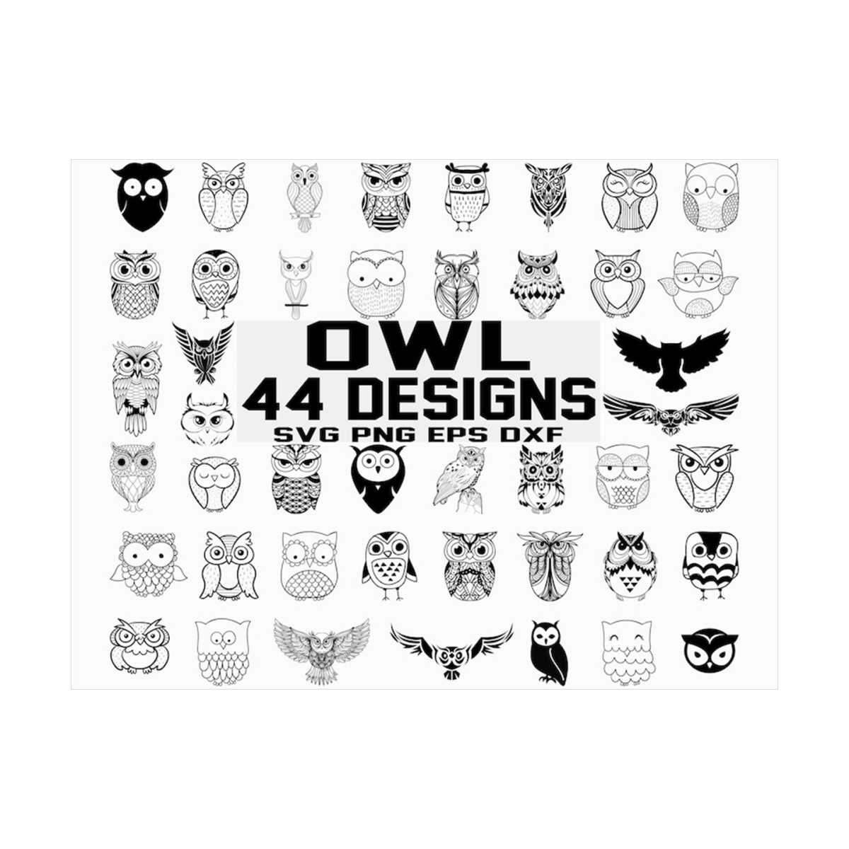 Owl SVG/ Birds SVG/ Owl Clipart/ Cut Files/ Silhouette/ Cric | Inspire ...