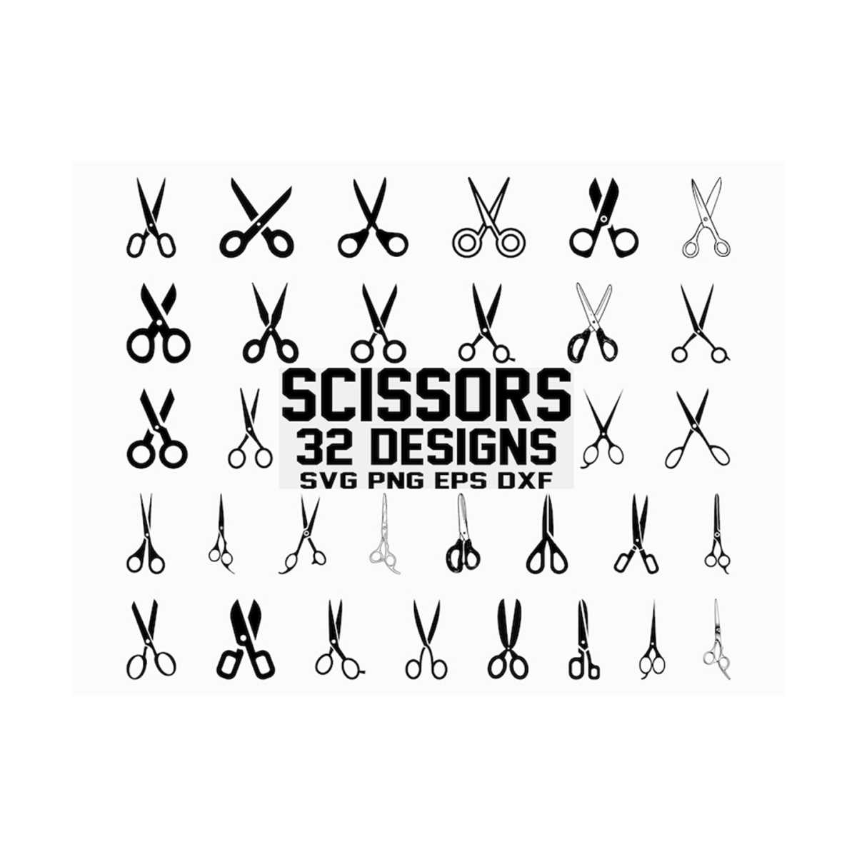 Scissors SVG/ Clipart/ Cut Files for Cricut/ Silhouette/ pri | Inspire ...