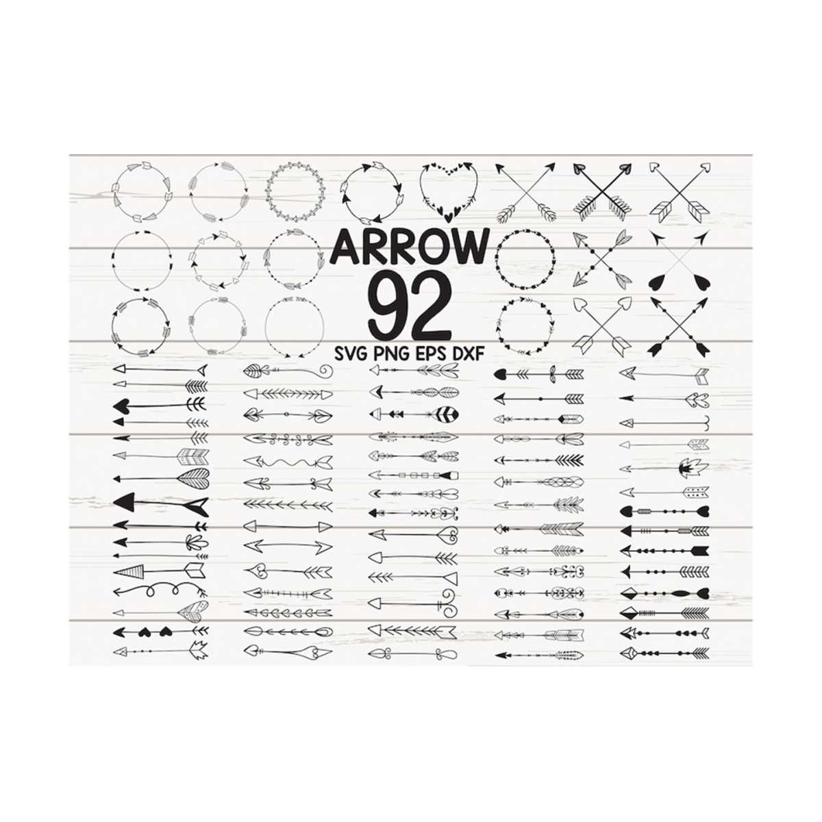 Arrows svg file/ Arrow circle svg/ Arrow frame svg/ Arrow mo | Inspire ...