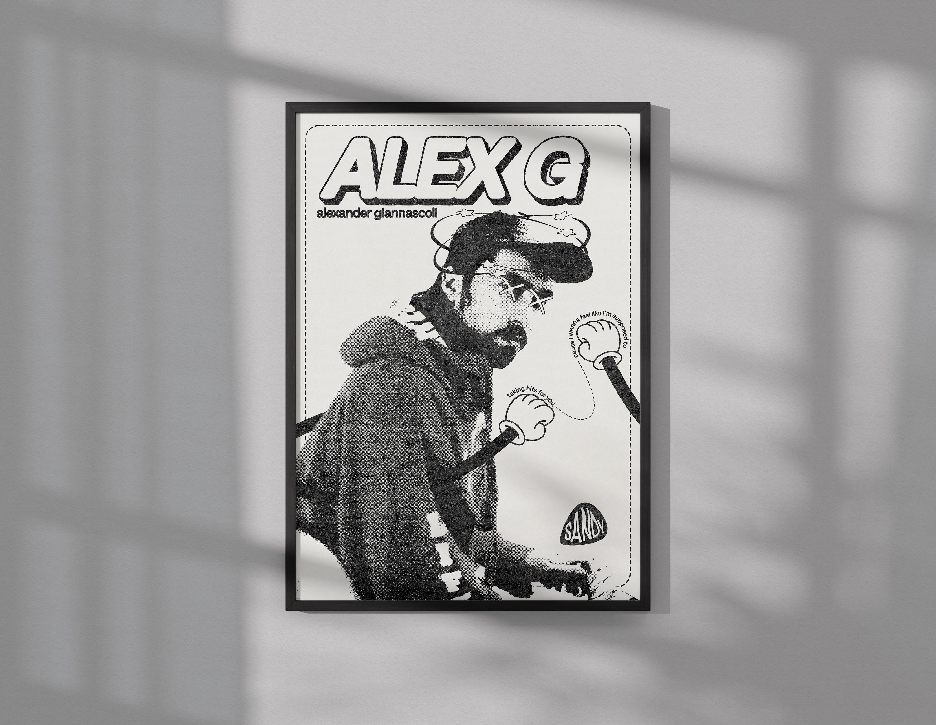 Alex G Poster Music Poster Wall Art Wall Decor | Inspire Uplift