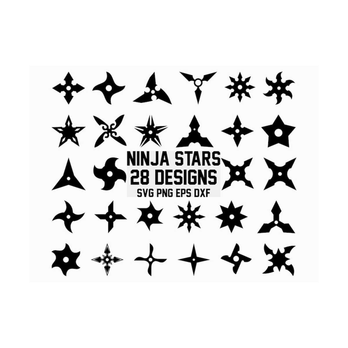 Ninja Star SVG / Throwing Star SVG / Ninja SVG / Cut Files / - Inspire ...