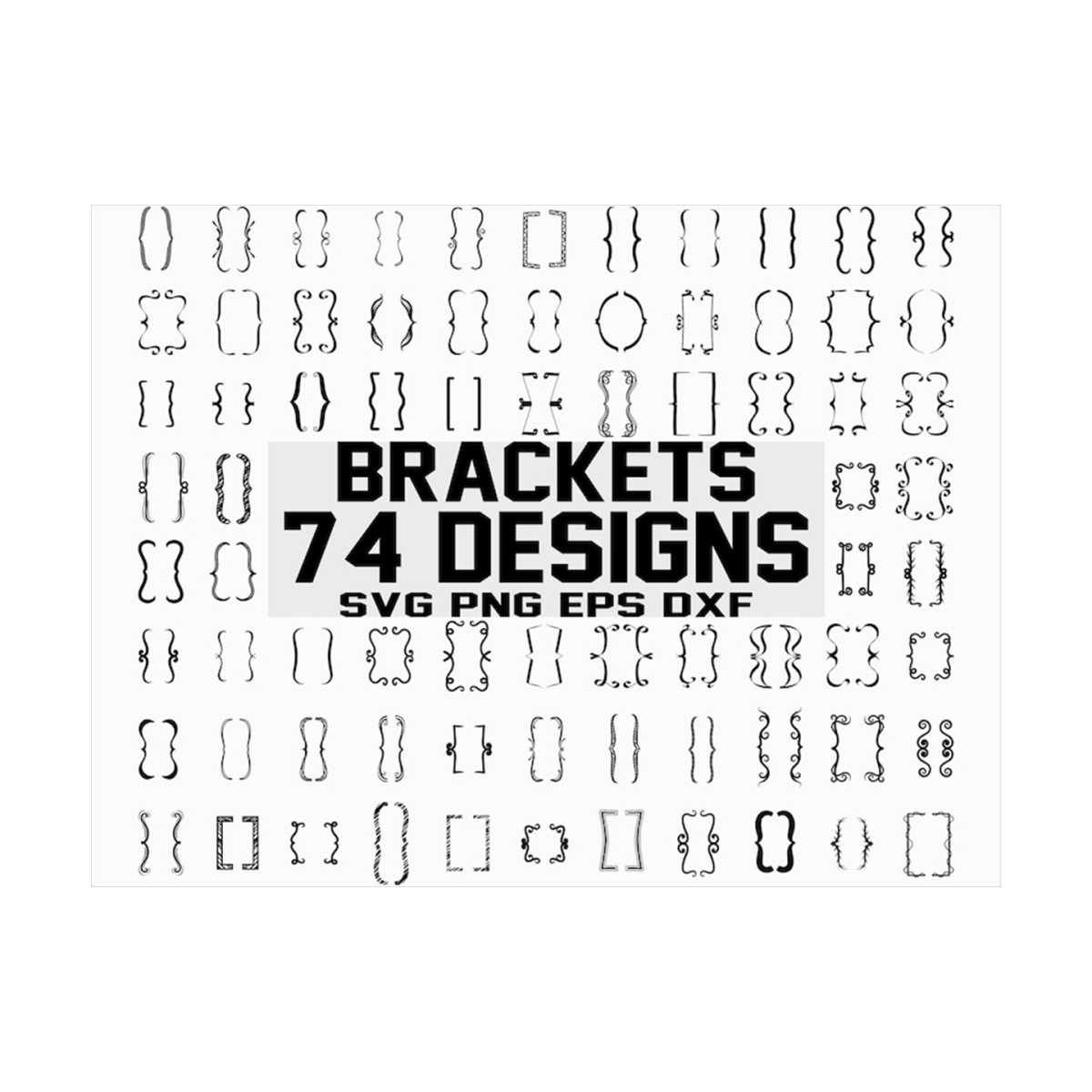 Bracket svg/ parenthesis svg/ braces svg/ context svg/ decor | Inspire ...