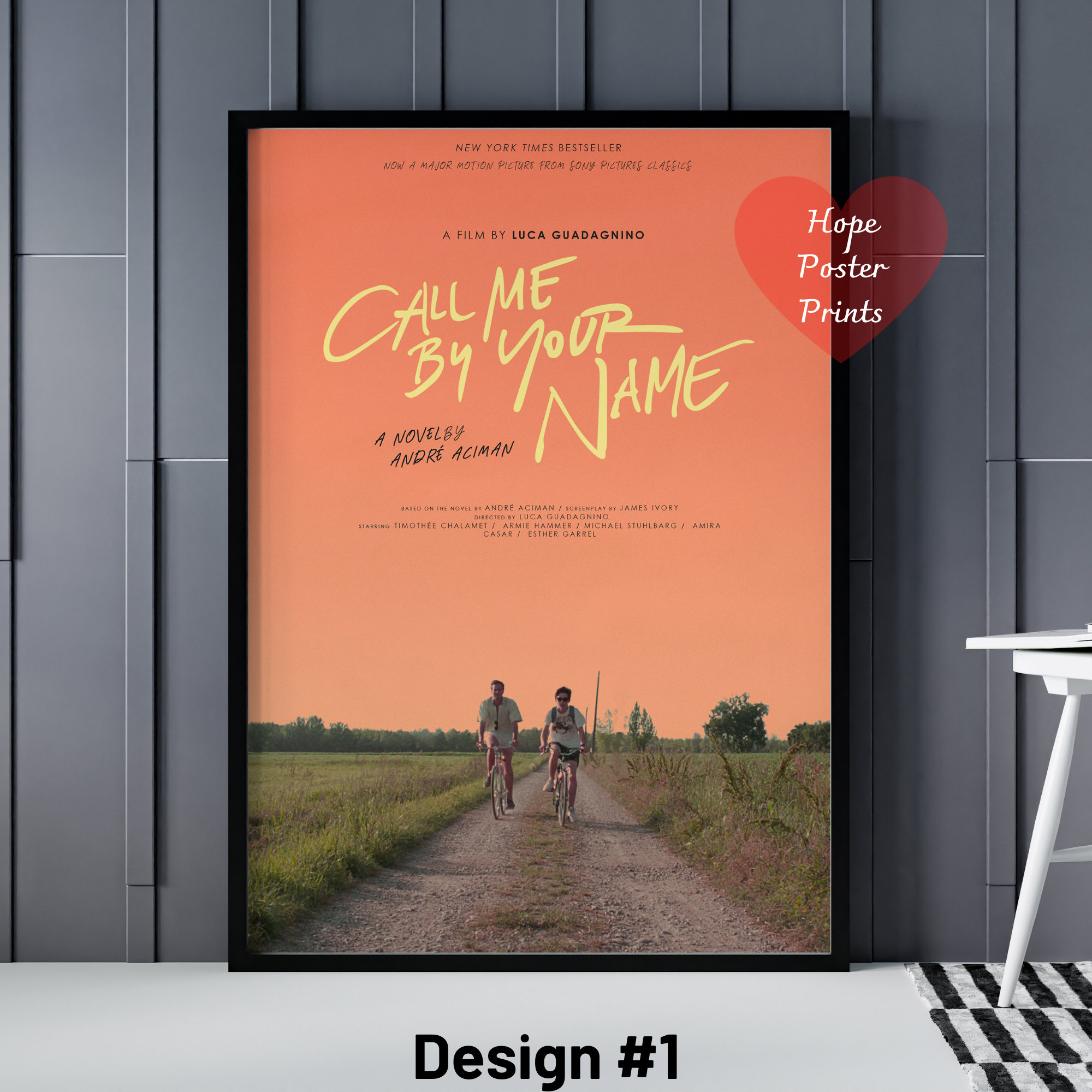 Call Me By Your Name Poster, Call Me By Your Name 4 Differen - Inspire ...