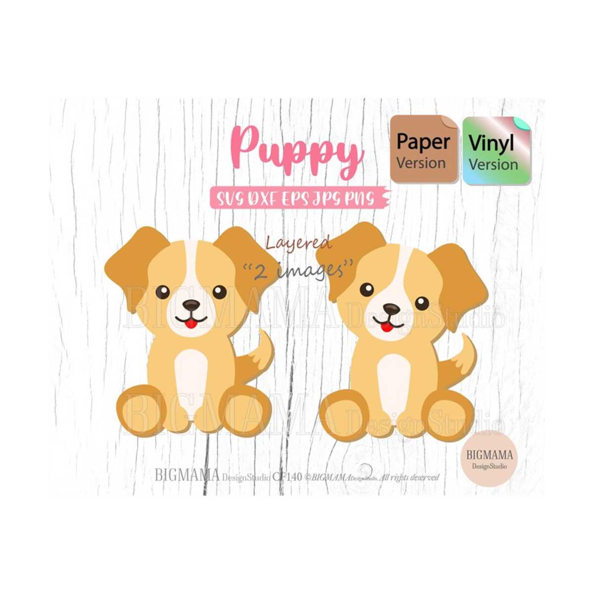 Puppy SVG,Cricut,Cut File,Dog Layered,DXF,Pubby Svg File,Ani | Inspire ...