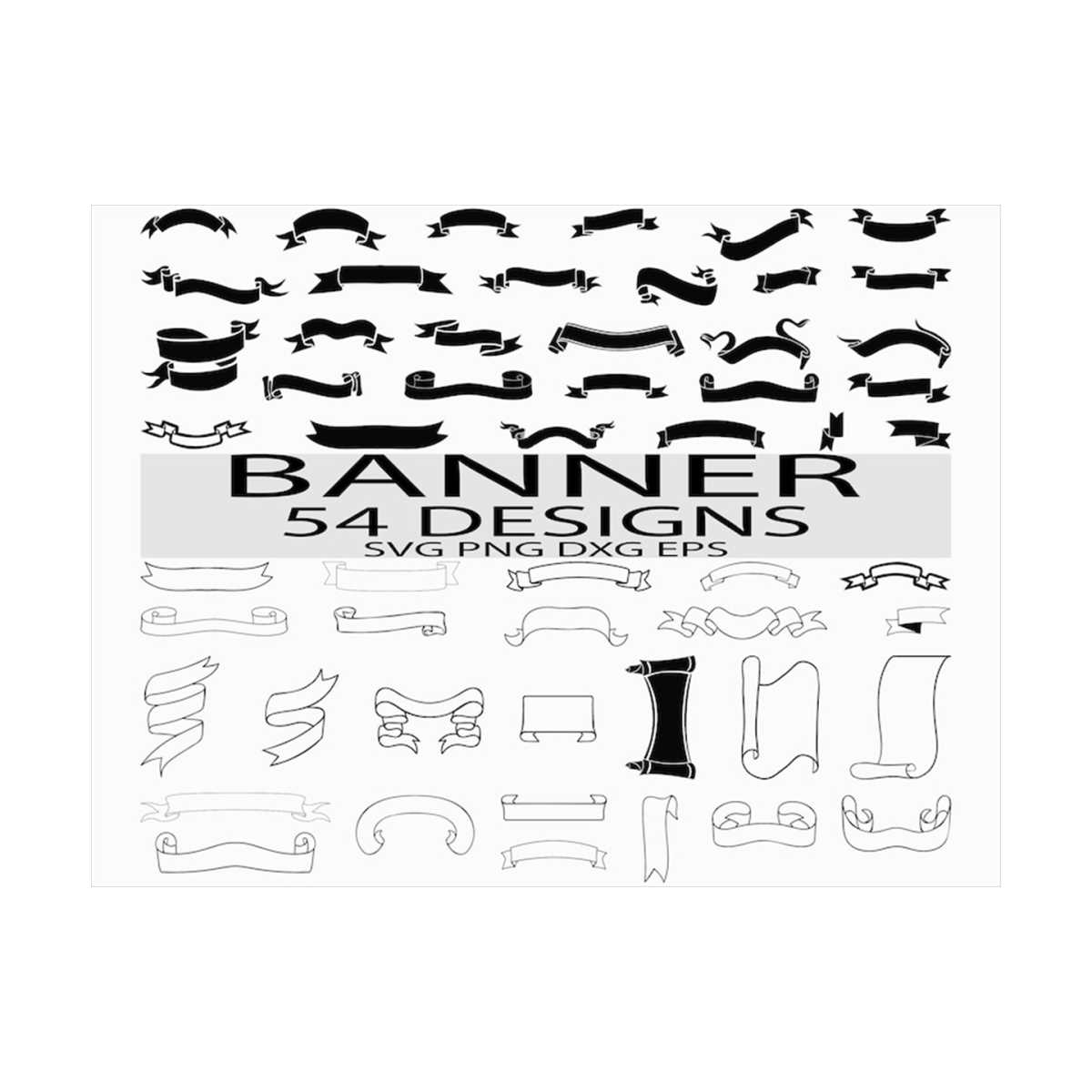 Banner svg/ Ribbon banner svg/ Label svg/ Scroll svg/ flag s | Inspire ...