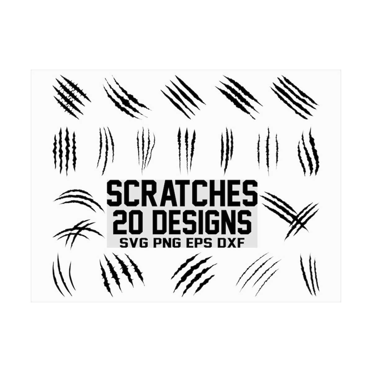 Scratches SVG/ Jurassic Park SVG/ Cat SVG/ Clipart/ Cut File | Inspire ...