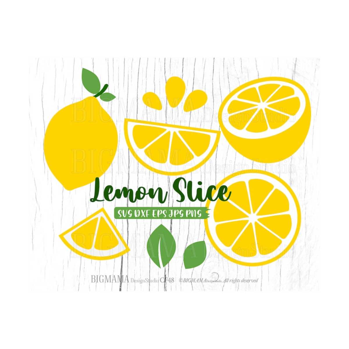 Lemon Slice SVG,Fruits DXF,Fruit svg,Furit cut file,Lemon La | Inspire ...