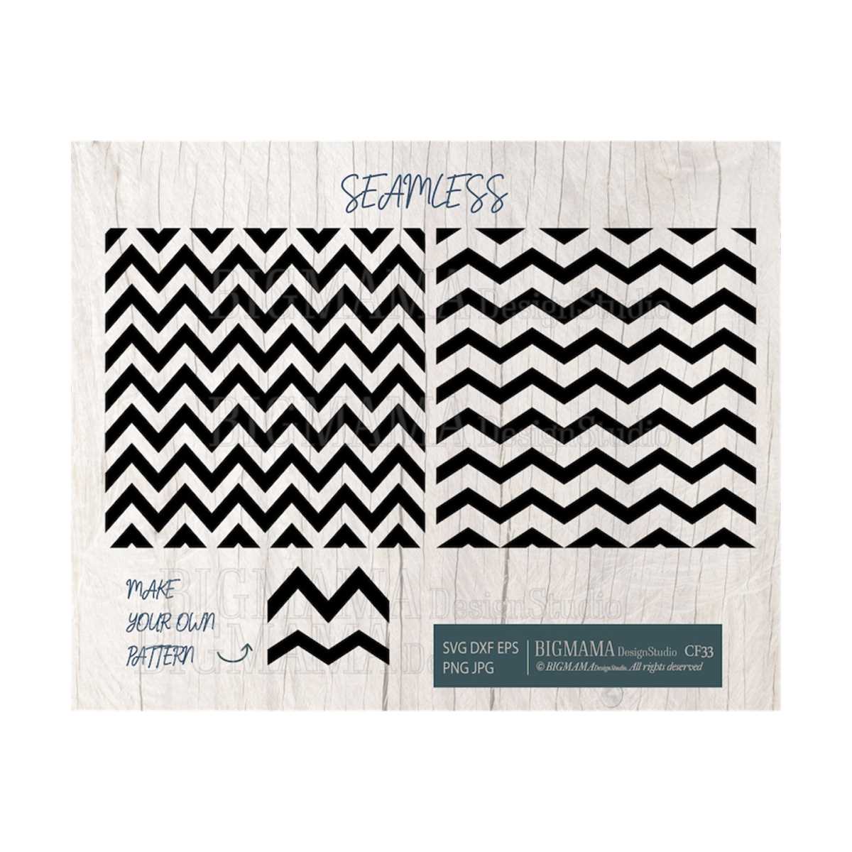 Seamless Chevron Pattern SVG,Cut files,Chevron Background,Cr - Inspire ...