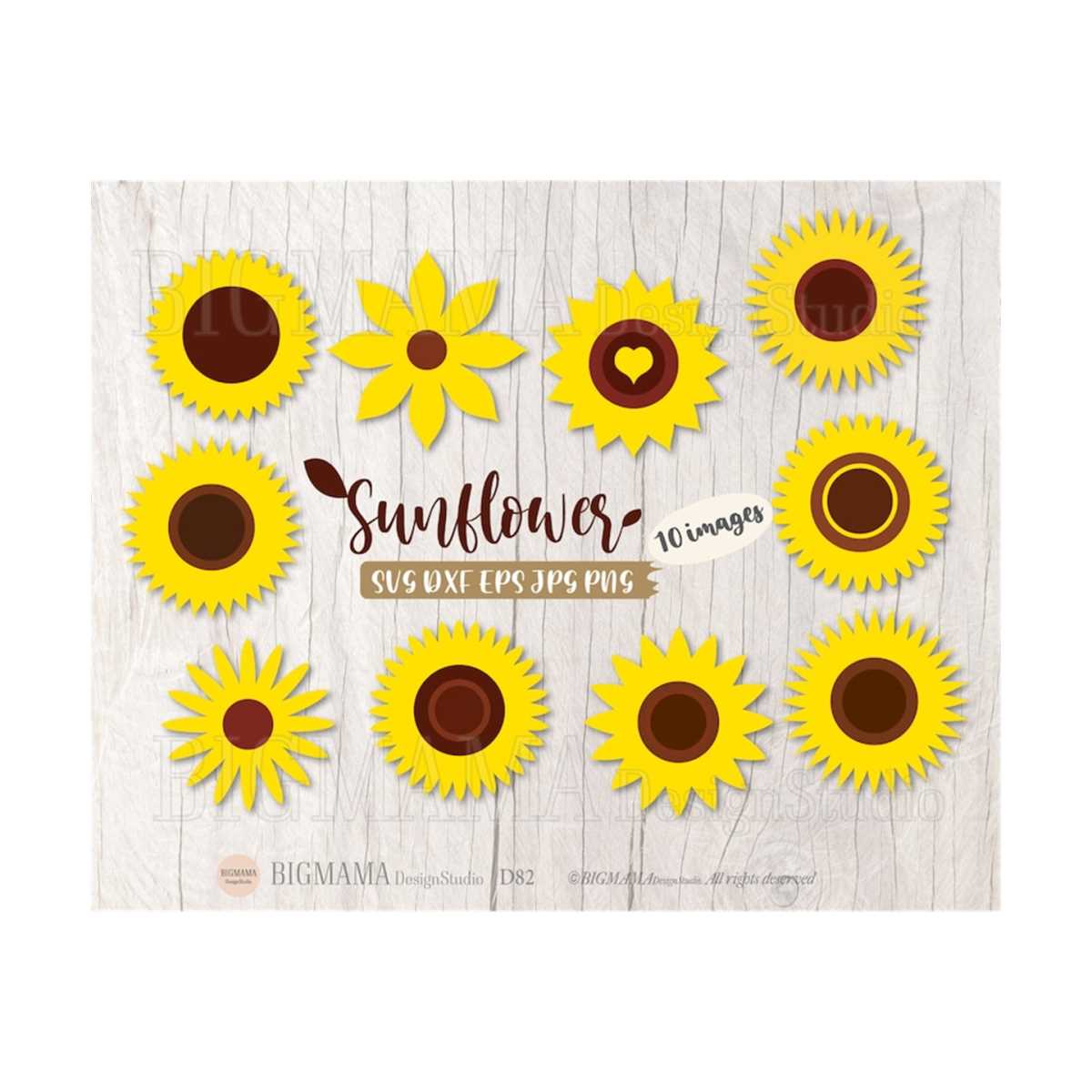 Sunflower Bundle Svg,Party Decor,Craft,Floral,Wildflower,Gar | Inspire ...