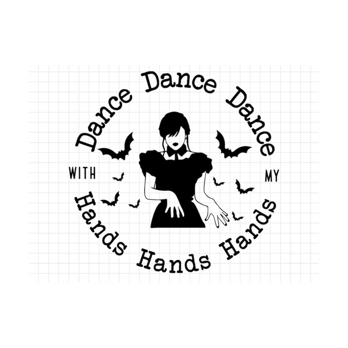 Wednesday Dance SVG, Dancing Queen Png, Dance With My Hands | Inspire ...