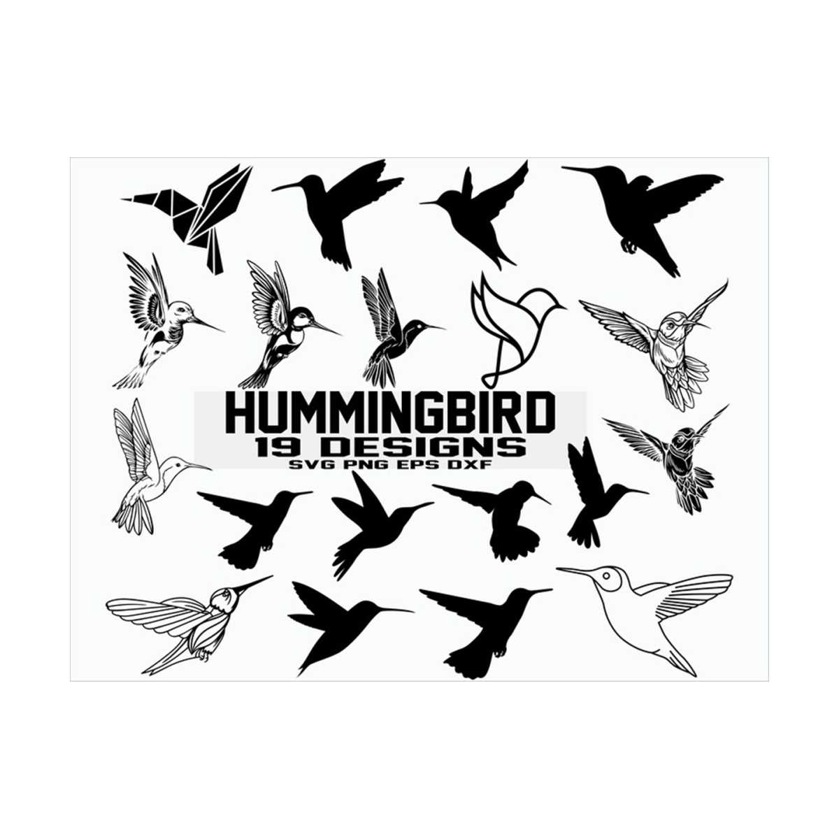 Hummingbird SVG/ flying bird svg/ bird svg file/ bird silhou | Inspire ...
