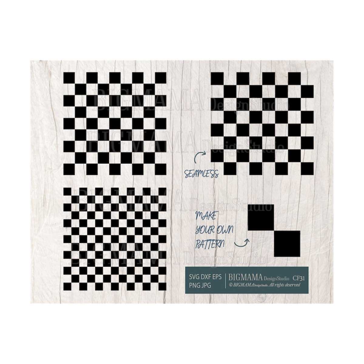 Seamless Checkered pattern SVG,Checkered print,Checkerboard, | Inspire ...