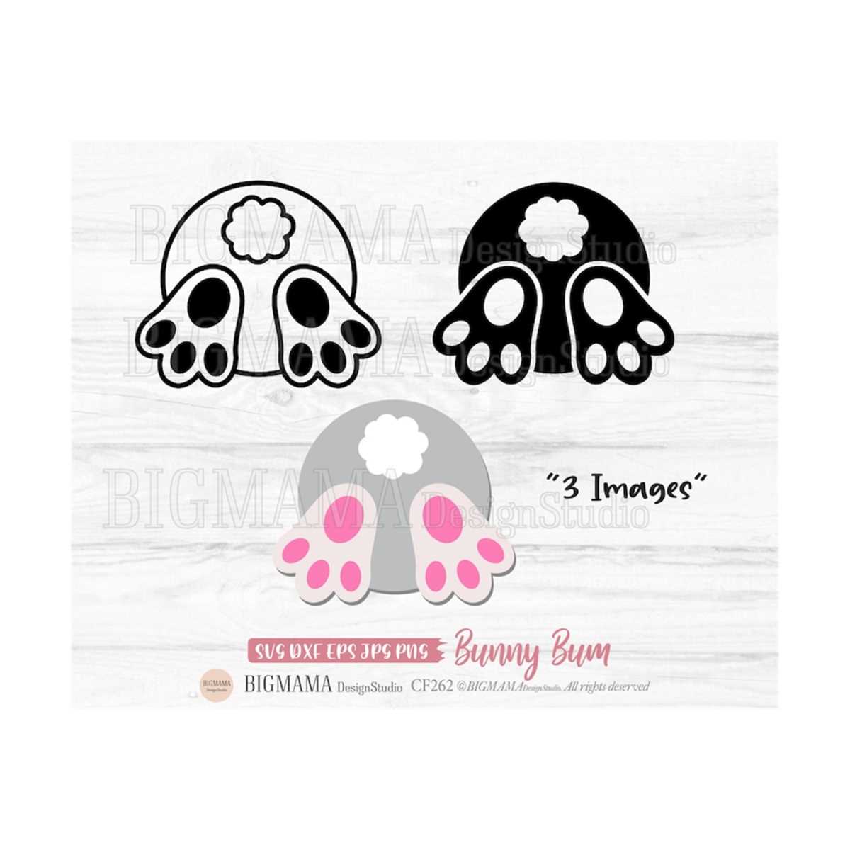 Bunny Bum SVG,Butt,Rabbit,East,DXF,Cute,Clipart,Tail,Tshirts | Inspire ...