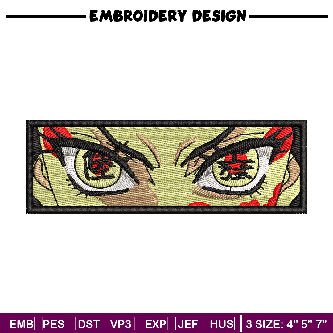 Daki eyes embroidery design, Demon slayer embroidery, Anime | Inspire ...
