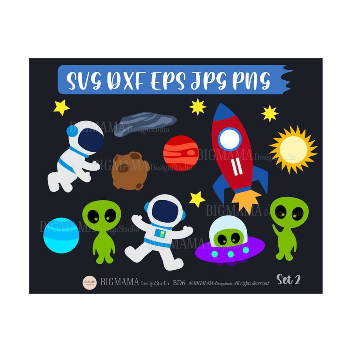 Space SVG,Outer Space Rocket,Spaceship,Astronaut,Solar Syste | Inspire ...