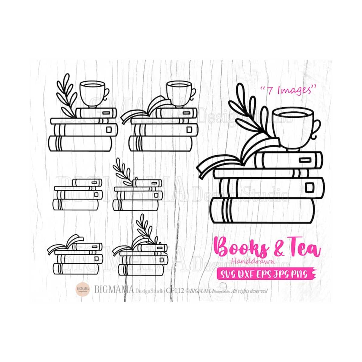Books svg,Books svg files for cricut,Books outline,svg bundl | Inspire ...