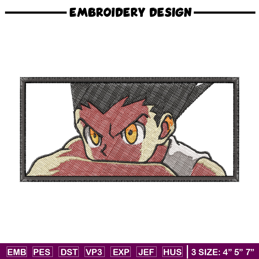 Gon box embroidery design, Hxh embroidery, Anime design, Emb | Inspire ...