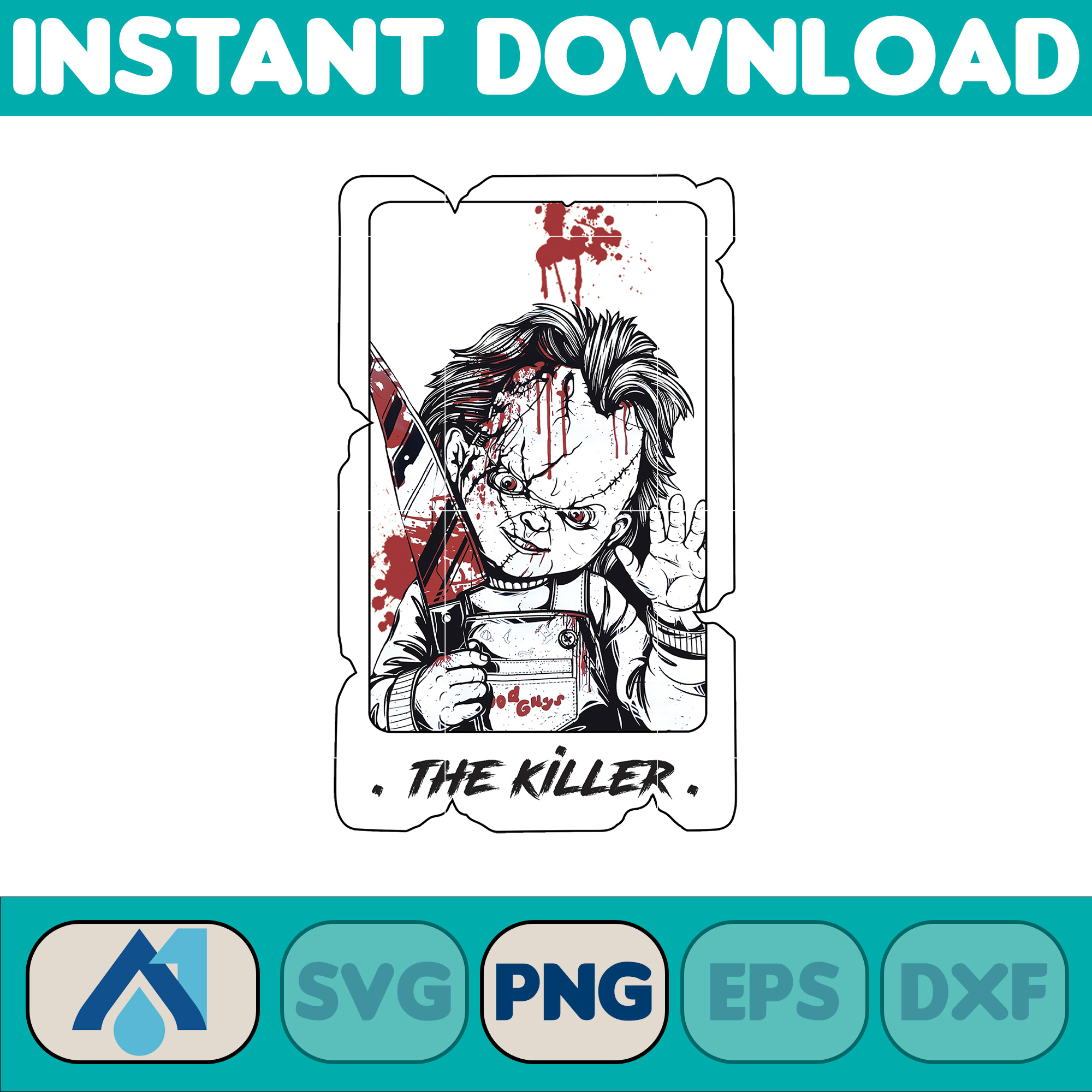 The killer png , Bluey and Bingo Png, Bluey Birthday Png, Bl | Inspire ...