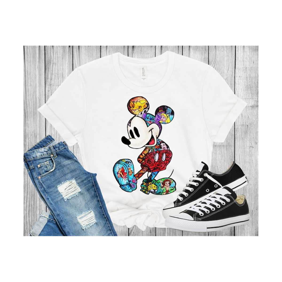 Ready to Press, Disney Transfers - Colorful Mickey - DTF, Su | Inspire ...