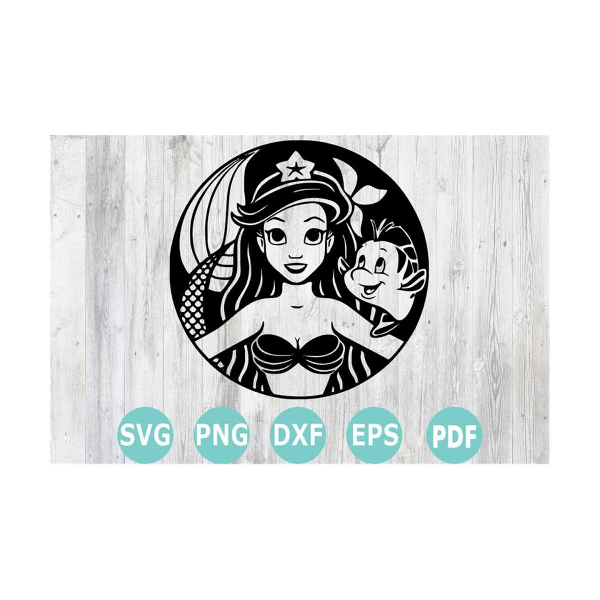 Cartoon Layered SVG Cartoon character, Mermaid SVG, Cricut, | Inspire ...
