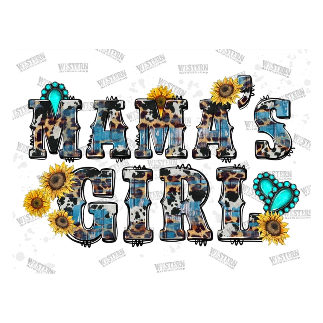 Mama's Girl Png Sublimation Design,Mama's Girl Png,Western P - Inspire ...