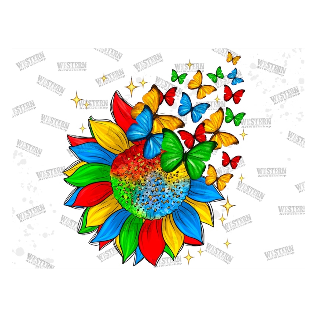 Autism Sunflower PNG, Autism Awareness, Autism Mom, Au-some | Inspire ...