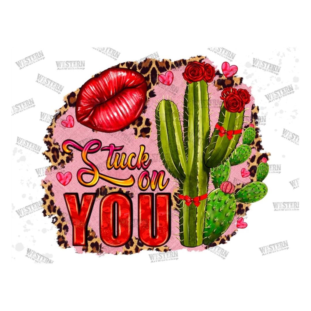 Stuck on you cactus png sublimation designs download, Valent | Inspire ...