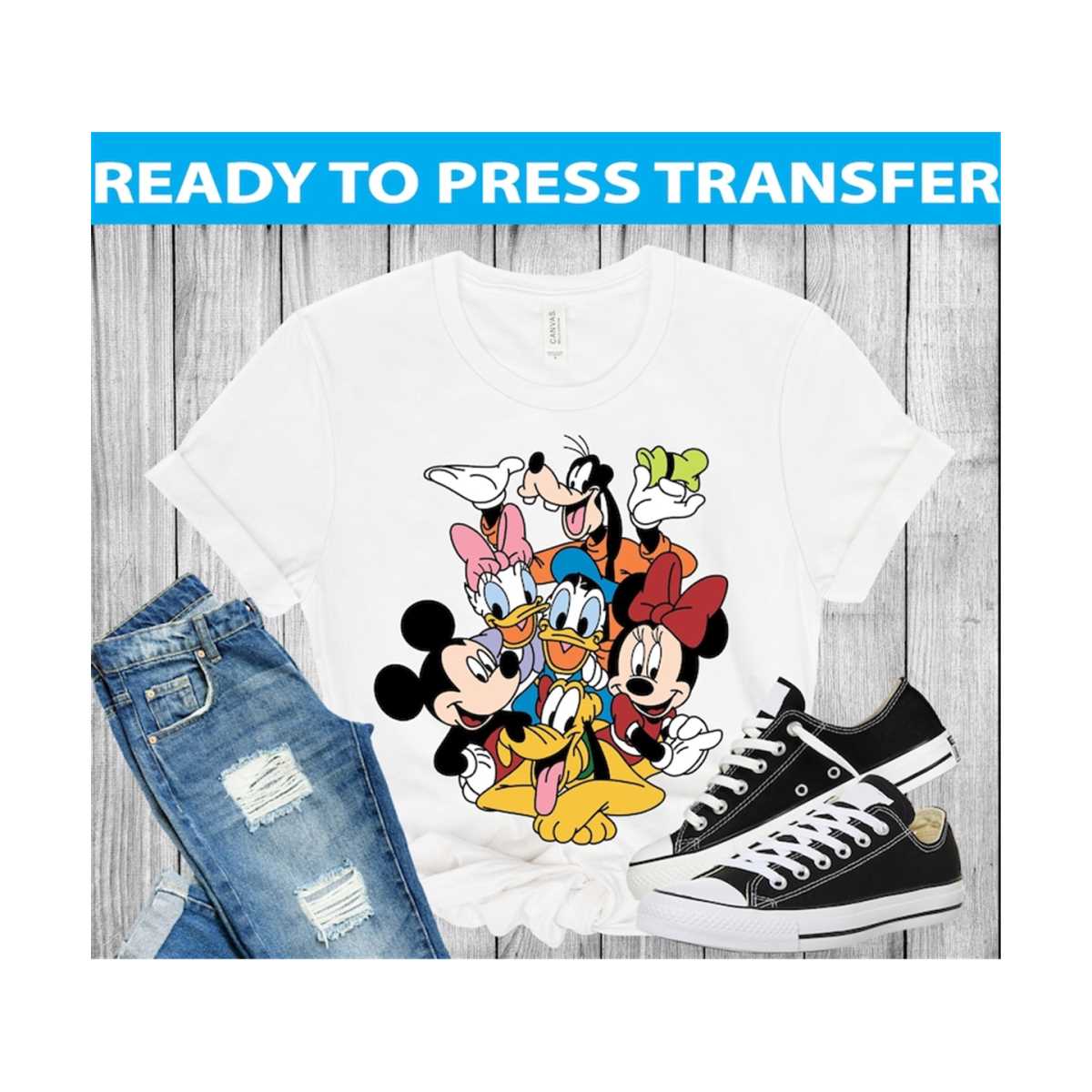 Ready to Press, Disney Transfers - Mickey And Friends - DTF, - Inspire ...
