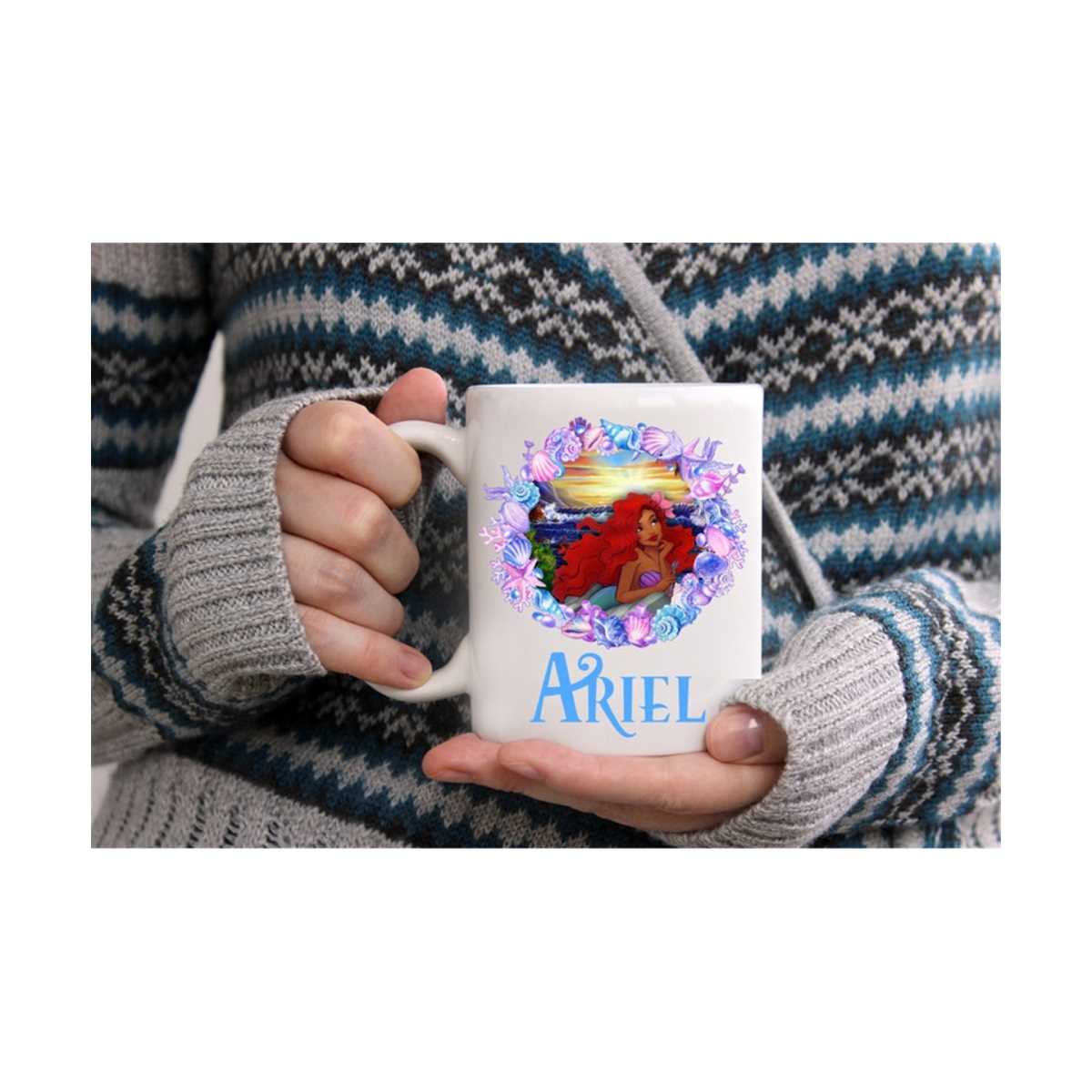 The Little Mermaid Personalized Mug, Custom Mug, Christmas G | Inspire ...