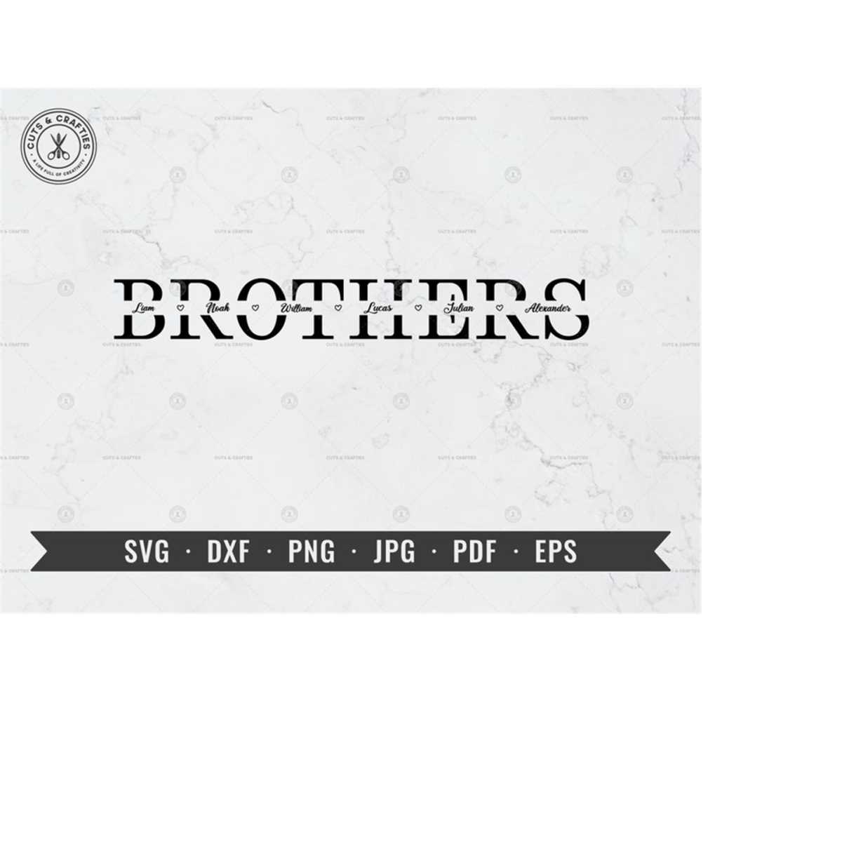 Brothers svg, Sibling svg, Brothers Split Monogram svg, Fami - Inspire ...