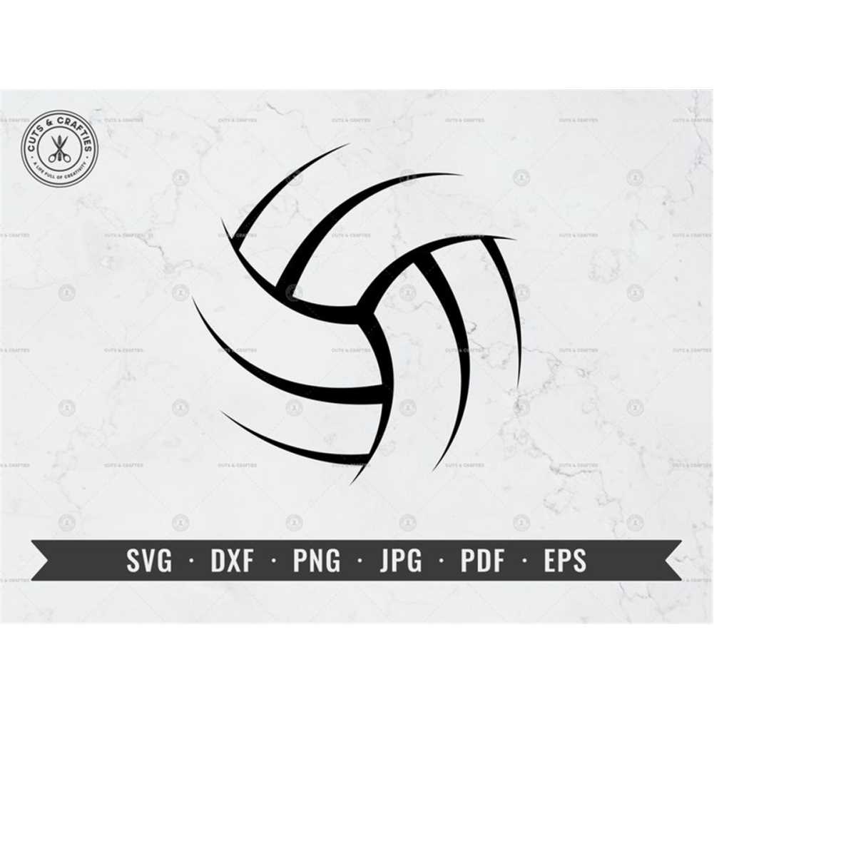 Volleyball Outline - Inspire Uplift