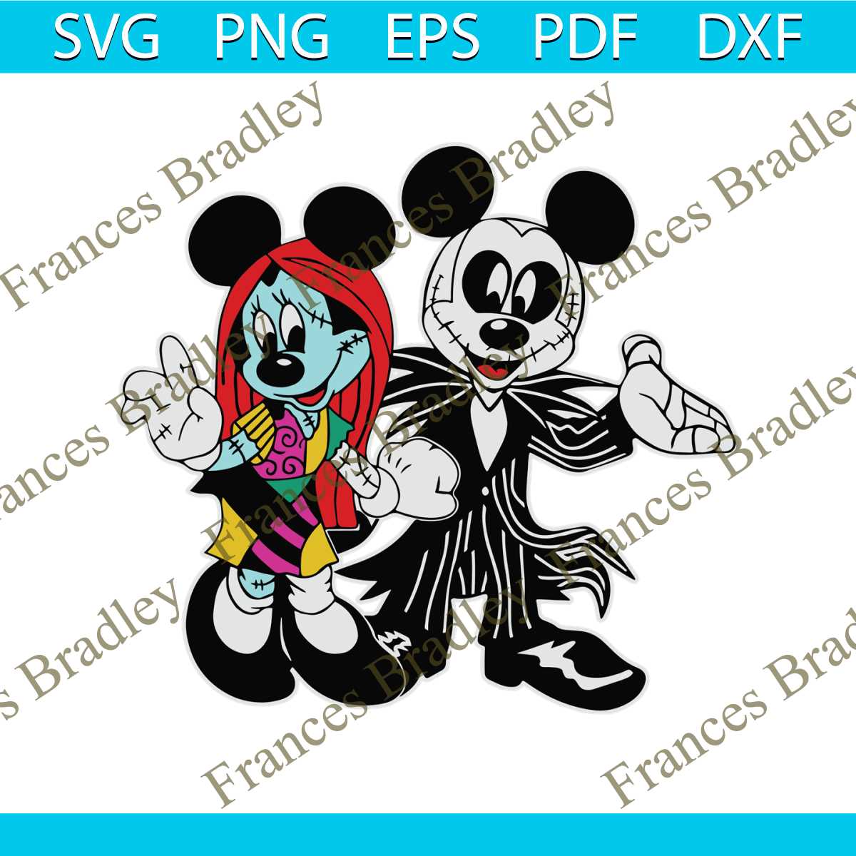 Mickey and Minnie Horror Scream Movie Killers SVG Cricut Fil - Inspire ...