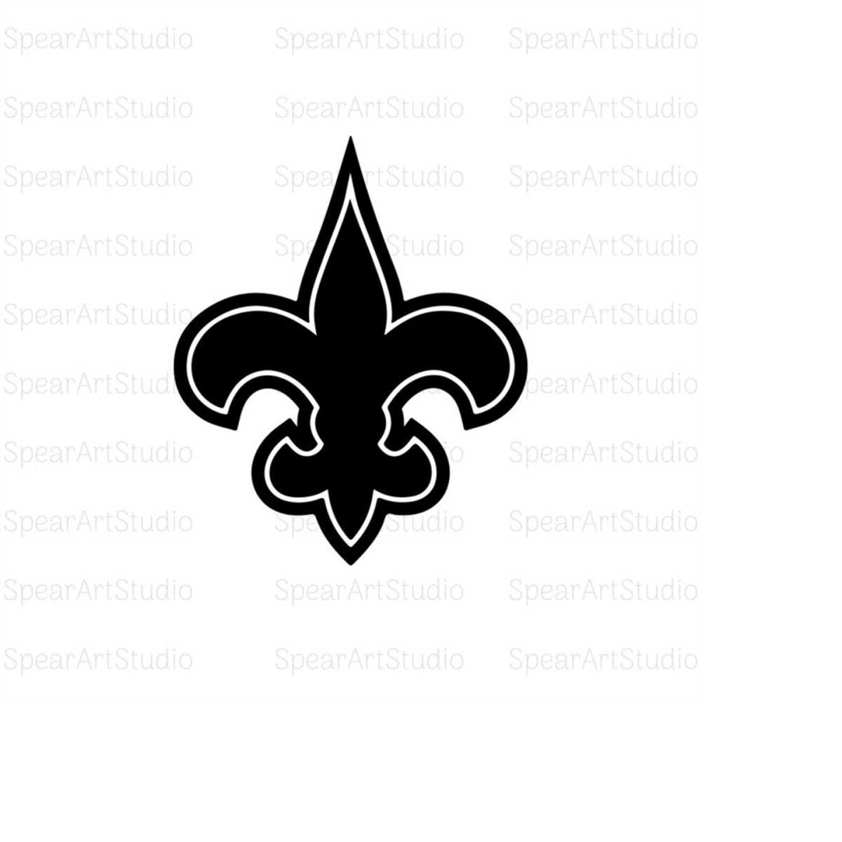 Saints Fleur Svg, Saints Fleur Png, Commercial Use, Vector V - Inspire ...