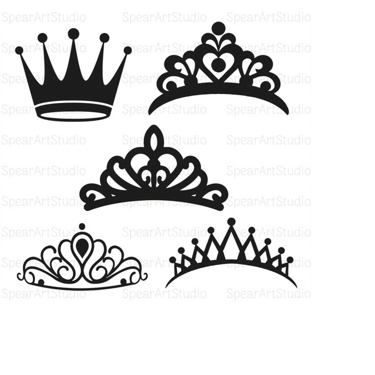 Royal Crown SVG File, King Crown SVG, Queen Crown SVG, Png - Inspire Uplift