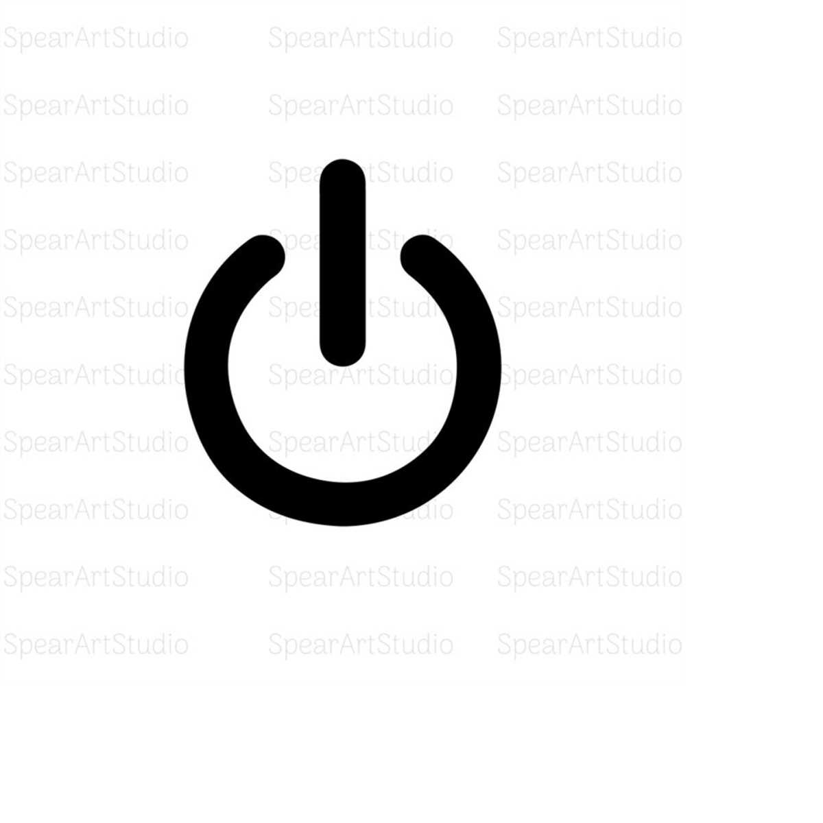 Power Button SVG Files, On-Off Button Cut Files, On-Off Symb - Inspire ...