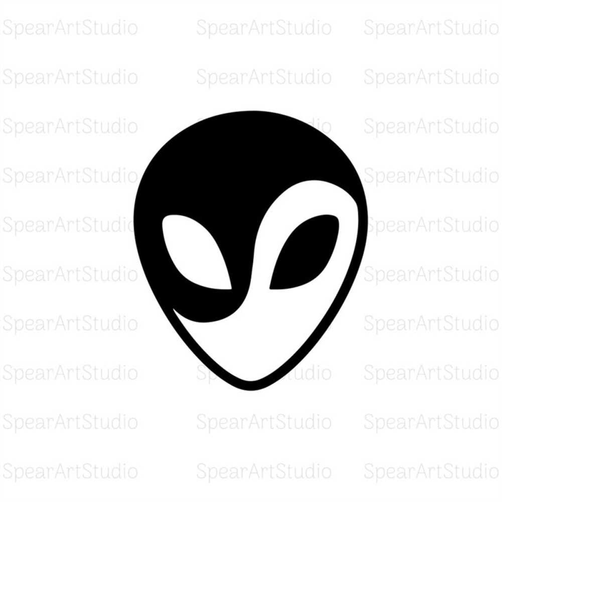 Alien Yin Yang SVG, Alien SVG, Design Files For Cricut, Silh | Inspire ...