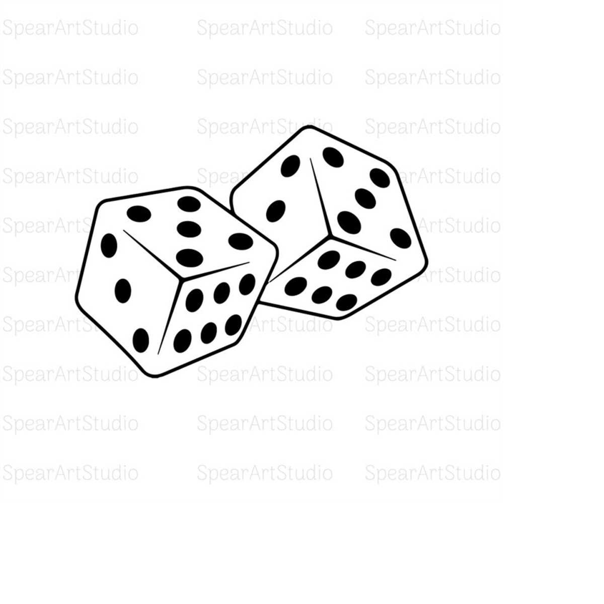 Dice svg, two dice svg, casino svg, gamble svg, gambling svg | Inspire ...